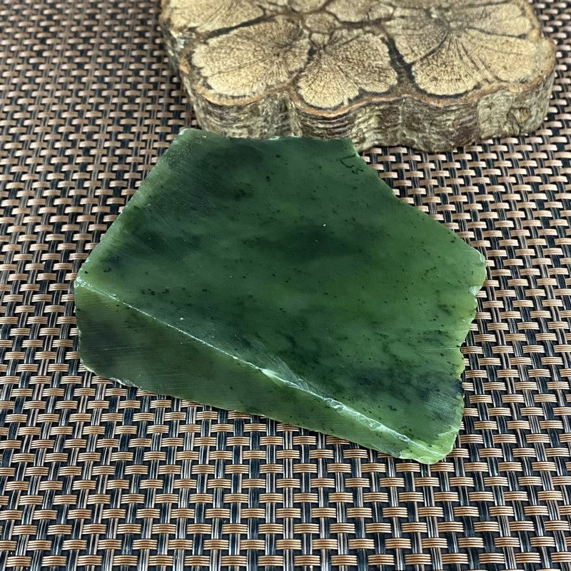 Natural Siberian Jade Rough Nephrite Raw (471g, 10X9.1X3.5cm) – Jade Nature