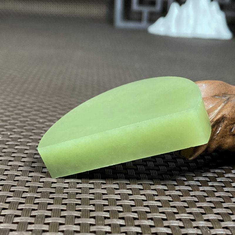 Natural Hetian Jade Rough Nephrite Raw (63g,5.6X3.6X1.2cm)-TUNR537 ...