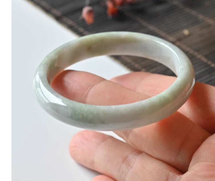 Natural Jade Bangle Jadeite Bangle Internal Diameter 56.3mm TUBE559 ...