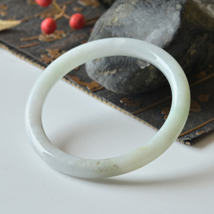 Natural Jade Bangle Jadeite Bangle Internal Diameter 56mm TUBE537 ...