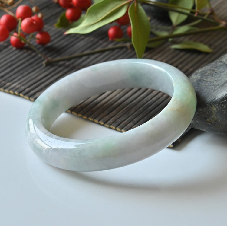 Natural Jade Bangle Jadeite Bangle Internal Diameter 57.2mm TUBE567 ...