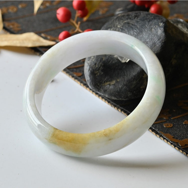 Natural Jade Bangle Jadeite Bangle Internal Diameter 58.3mm TUBE558 ...